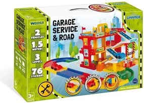 WADER Garáž servis 3 patra / Dráha 1,5 m / 2 auta / Plast / od 3 let