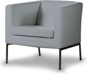 Potah na křeslo IKEA Klappsta barva šedá látka pletený vzor
