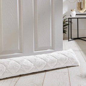 Bílá ochrana proti průvanu 20x90 cm Cosy Diamond – Catherine Lansfield