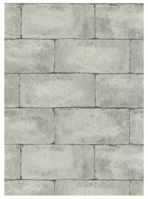 Erismann, 7320-10, velikost 53 cm x 10,05 m,  Tapeta na zeď papírová Authentic - tesaný kámen šedý