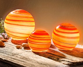 Weltbild LED skleněné koule Naranja, sada 3 ks