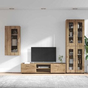 Sestava TV skříněk FLORIN 3 ks Artisanový dub Kompozitní dřevo 3397953