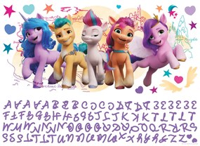 York Wallcoverings Samolepky s pohádkovým motivem MY LITTLE PONY se jménem vašeho dítěte