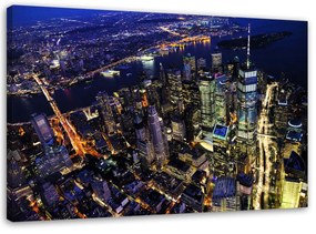 Gario Obraz na plátně New York v noci Rozměry: 60 x 40 cm
