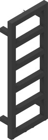 Hopa Perth koupelnový radiátor 600 x 1200 mm středové připojení bílá RADPER601235SP