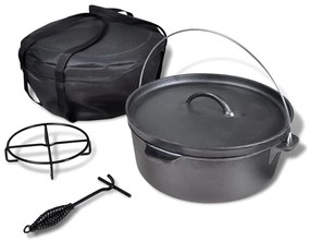 Litinový hrnec 11,3 L Dutch Oven s příslušenstvím