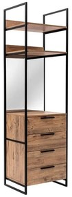 Kalune design Otevřená šatní skříň s šuplíky DYNAMIC 225x192 cm