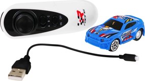 Ramiz Fluorescenční autodráha pro děti 3+ LED autíčko + smyčky 360° + skládací dráha 57 dílů