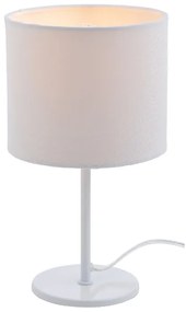 ACA DECOR Stolní lampa ARIOSO max. 40W/E14/230V/IP20, bílá