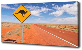 Wallmuralia Foto obraz na plátně do obýváku Cesta v Austrálii 100x50