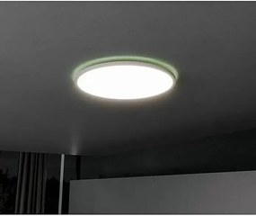 Brilliant Kulaté stropní LED svítidlo Tanida Brillant / 22 W / Ø 42 cm / teplá/studená bílá / bílá