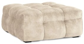 Béžový sametový puf Windsor &amp; Co Sofas Vesta