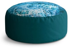 Sablio Taburet Circle Magická modrá: 38x48 cm