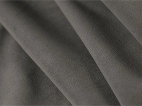 Tmavě šedá čalouněná dvoulůžková postel s úložným prostorem s roštem 180x200 cm Princess – Micadoni