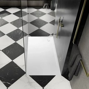 Kaldewei Superplan sprchová vanička obdélníková 120x90 cm smaltovaná ocel alpská bílá 385100010001