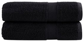 Premium ručníky SOLUND 2 ks černé 70 x 140 cm 600 g/m² 137428