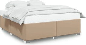 Rám postele cappuccino 200x200 cm umělá kůže 3284575