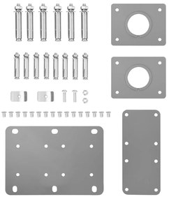 vidaXL Marketos Zatahovací boční markýza / zástěna 140 x 1200 cm červená