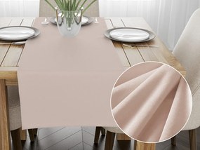 Biante Sametový běhoun na stůl Velvet Premium SVP-020 Béžový 35x180 cm