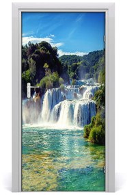 Fototapeta na dveře vodopád Krka 85x205 cm