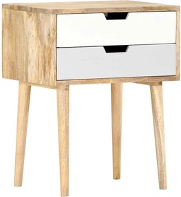 Noční stolek 47 x 35 x 59 cm masivní mangovníkové dřevo 286481
