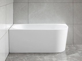 Aqualine, TIBERA L volně stojící vana 140x70 cm, bílá, E1066