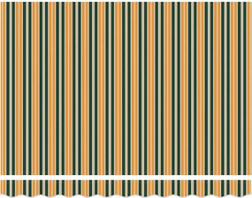 Stahovací markýza Zelená a žlutá 300 x 250 x 165 cm 3330167