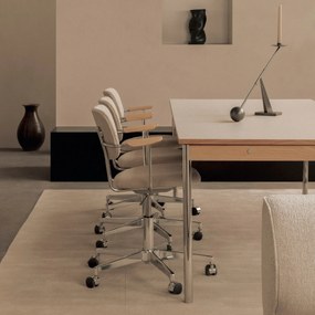 AUDO (MENU) Kancelářská židle Co Task Chair, Chrome / Natural Oak