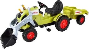 BIG CLAAS Celtis Loader + Trailer zelená / dětské šlapadlo / nosnost 5