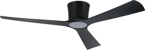 ZEVENTI - LED Stropní ventilátor AUREX LED/24W/230V Wi-Fi Tuya černá + DO