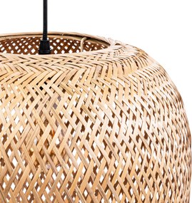 Toolight Natural, závěsné svítidlo 1xE27 APP1326-1CP, přírodní hnědá, OSW-05368