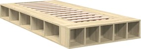 Rám postele dub sonoma 75 x 190 cm kompozitní dřevo 3280533