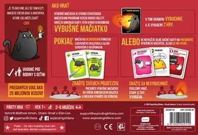 Asmodee Výbušné mačiatka / Délka hry: 15 minut / Počet hráčů: 2-5 / od