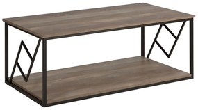 Konferenční stolek v barvě tmavého dřeva FORRES Beliani