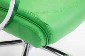 Kancelářská židle Vaud umělá kůže – zelená