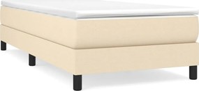 vidaXL Box spring postel s matrací 90x200 cm textil [3144050] Barva: tmavě hnědá
