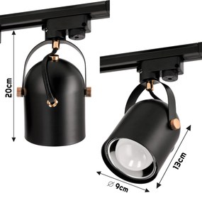 BERGE 2x kolejnice 1m + 5x LED svítidlo E27