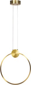 Toolight Toolight, LED stropní svítidlo 30cm, 13W, 4000K, 1500lm, APP1394-CP, zlatá matná, OSW-00952