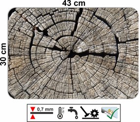 PokojovaDekorace.cz, Prostírání - 098, Imitace dřeva, 43x30cm