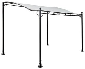 Allure, pergola, přístřešek, pavilon, 300 x 250 cm, polyester, světle béžová
