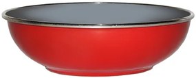 Belis/Sfinx Červená servírovací a zapékací miska, průměr 26 cm, síla plechu 1,2 mm