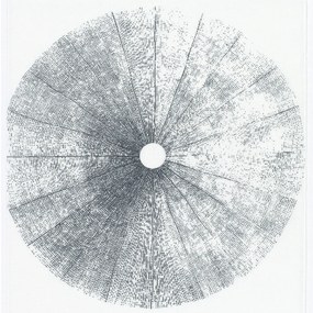 Panel na japonskou stěnu omyvatelný, 60x245cm, Tree bílá/šedá