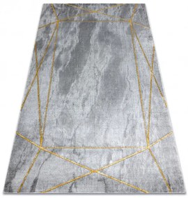 Dywany Łuszczów Kusový koberec Emerald 1022 grey and gold Rozměry koberců: 160x220
