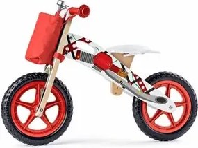 Woody Odrážedlo motorka červená / od 3 let