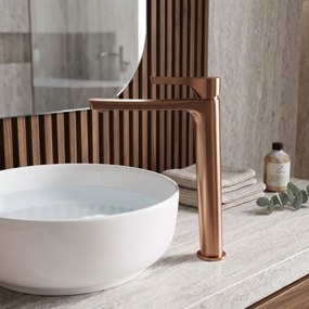 Rea Maxim, vysoká umyvadlová baterie h-294, měděná matná, REA-B8952