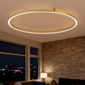 Brilagi - LED Stmívatelné svítidlo PORTOFINO LED/85W/230V pr. 120 cm zlatá + DO