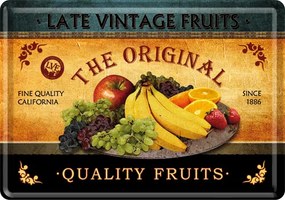 Postershop Plechová pohlednice - Quality Fruits