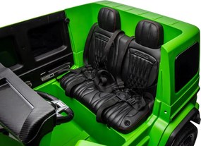 LEAN CARS Elektrické autíčko Mercedes G63 XXL zelené 4x4 24V