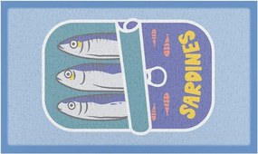 Rohožka z recyklovaného plastu 40x70 cm Sardine Tin – Artsy Doormats