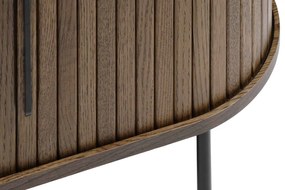 Designový TV stolek Vasiliy 120 cm kouřový dub